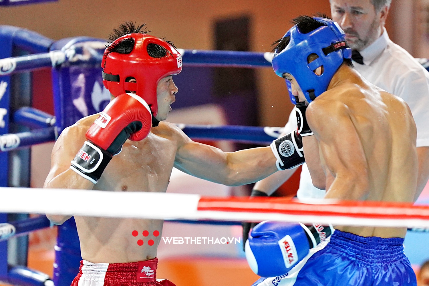 Kickboxing "khóa sổ" HCV cho đoàn Thể thao Việt Nam với chiến thắng mãn nhãn của Nguyễn Hoàng